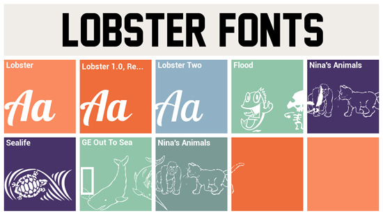 From The Desk Of Phox: Lobster Font - Magnet Magazine