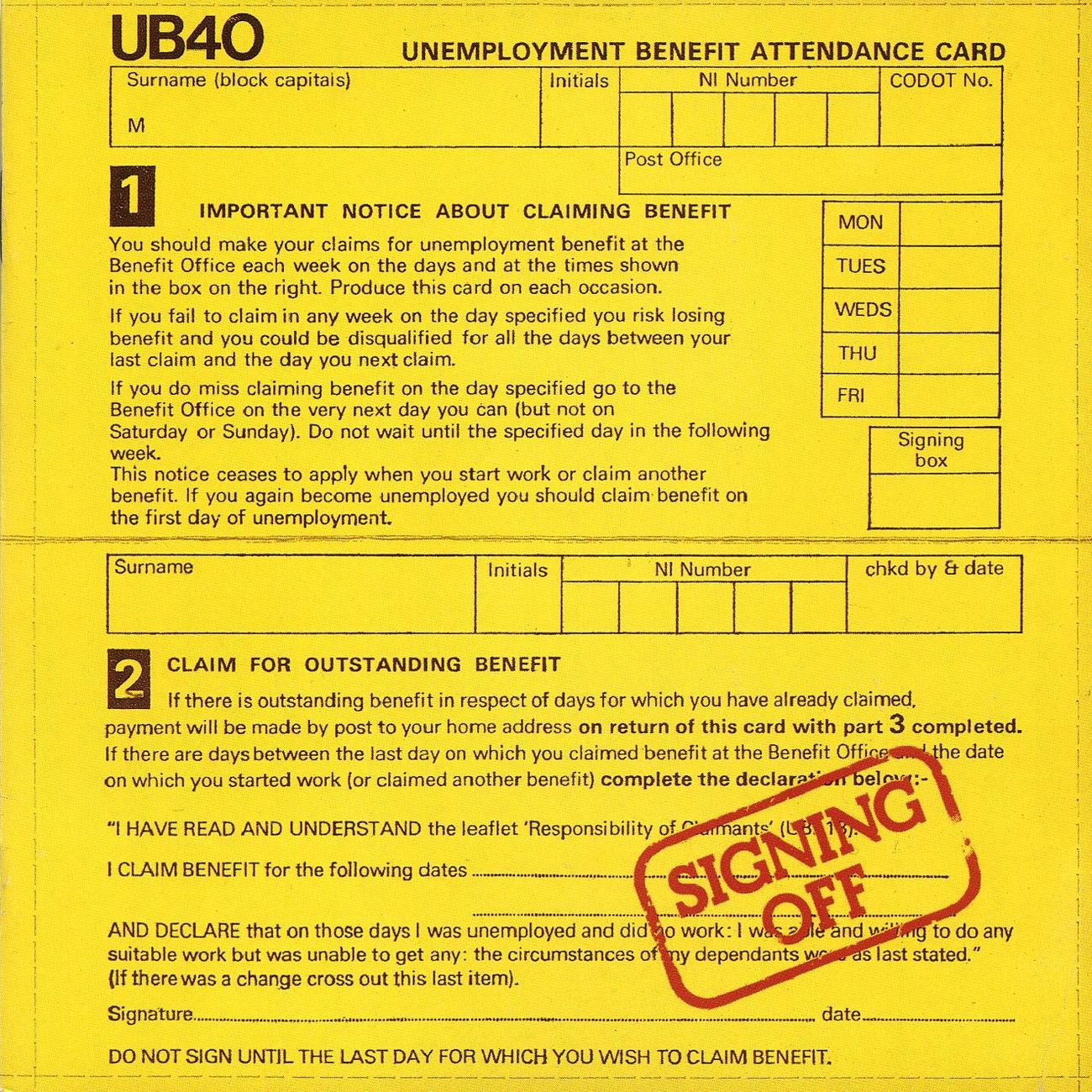 UB40 Released Debut Album "Signing Off" 45 Years Ago Today - Magnet ...