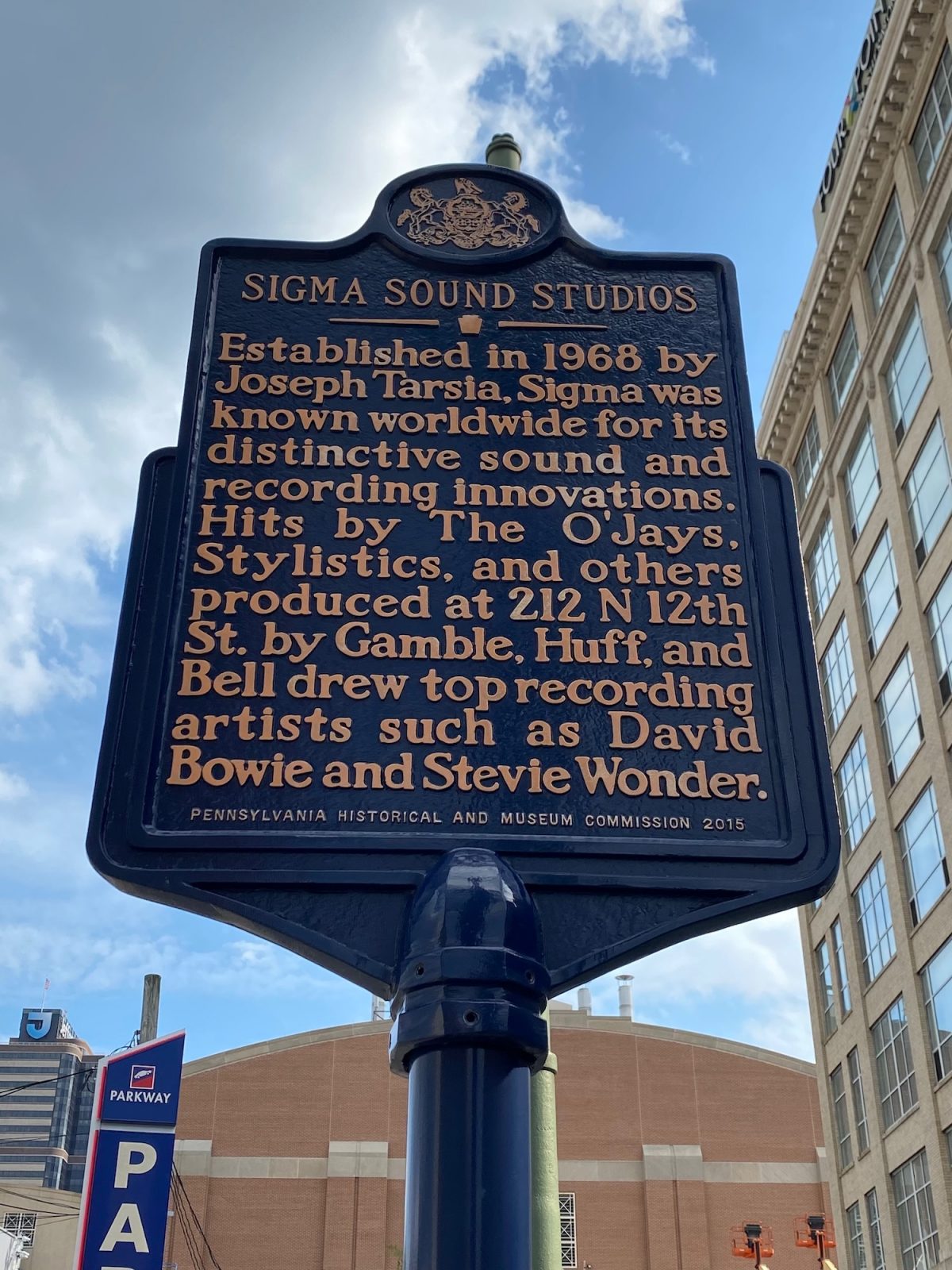 Sigma Sound Studios Was Designated A Historic Landmark By City Of ...